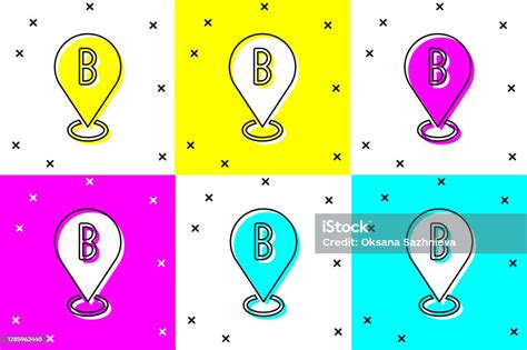 색상 배경에 격리된 맵 핀 아이콘을 설정합니다 네비게이션 포인터 위치 지도 Gps 방향 장소 나침반 검색 개념 벡터 0명에 대한 스톡 벡터 아트 및 기타 이미지 Istock