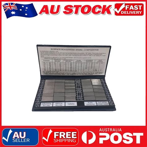 Surface Roughness Comparison Sample Block Ra0 05 12 5mm Roughness Sample Block 159 00 Picclick Au