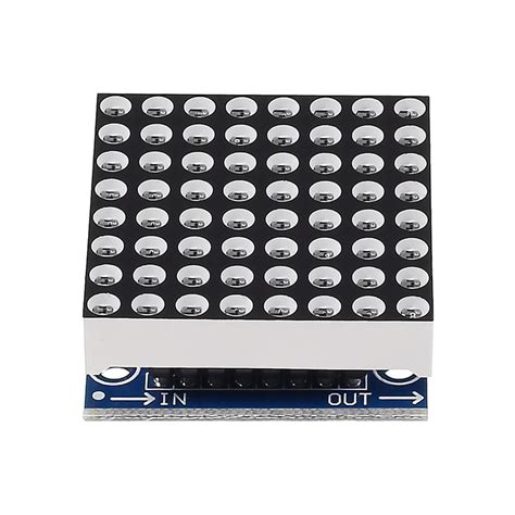 Aoicrie 6pcs Max7219 8x8 Dot Matrix Led Display Module 5v Mcu Control Max7219 88 Led Dot Matrix
