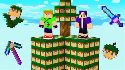 Tente Sobreviver Na Ilha De Lucky Block Do Robin Hood No Minecraft