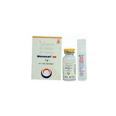Monocef Sb Injection Strength 1 Gm At ₹ 300vial In Nagpur Id