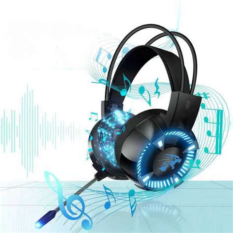 Fone De Ouvido Over Ear Gamer Knup Kp Preto Luz Led Shopee Brasil