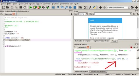 Como Depurar Debbugin En Spyder Cursos De Programaci N De A
