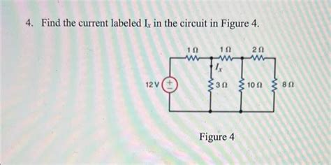 solved 4 find the current labeled ix in the circuit in