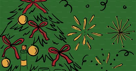 와인 한 병과 두 잔의 그림 벡터 Unsplash의 새해 이미지