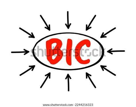 Bic Bank Identifier Code Swift Address Stock Vector Royalty Free