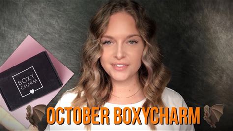 OCTOBER BOXYCHARM UNBOXING TRY ON MOMOMAKEUP YouTube