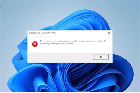 Opencldll Not Found How To Fix And Download It Again