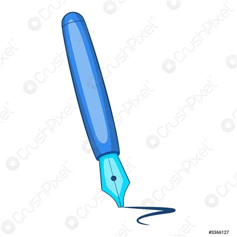Ink Pen Icon Cartoon Style Stock Vector 3366127 Crushpixel