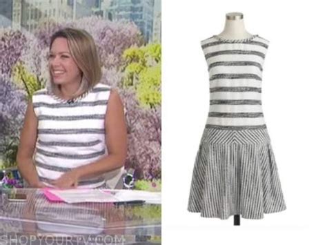 The Today Show August 2020 Dylan Dreyers Striped Drop Waist Dress