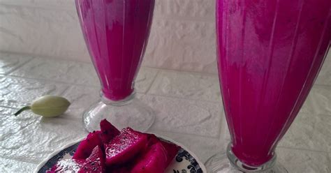 Resep Jus Buah Naga Oleh Lucky Kitchen Cookpad