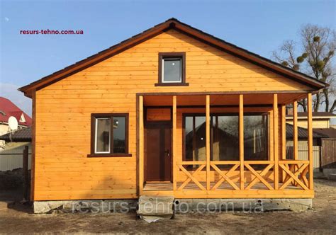 Дачный домик сборный 9,0м х 8,0м с террассой: продажа, цена в ...