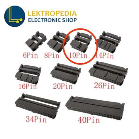 Jual Socket IDC Pin Female Header X Pin Soket ISP Connector FC P Shopee Indonesia