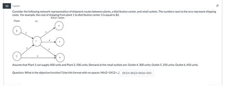 10 1 Point Consider The Following Network Studyx