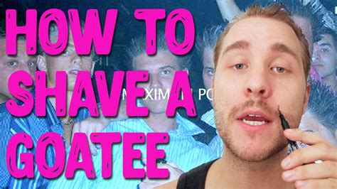 How To Shave A Goatee Youtube