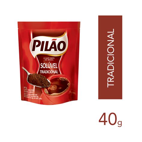 Café Solúvel Em Pó Pilão Pouch 40g