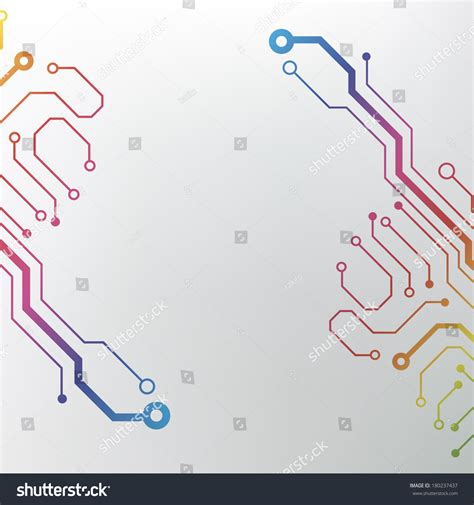 Circuit Board Pattern Abstract Technology Circuit Stock Vector Royalty