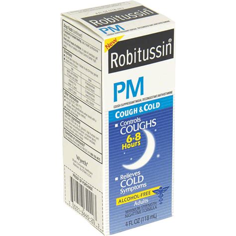 Robitussin Pm Cold And Cough For Adults Maximum Strength Stuffing