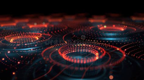 Big Data Flowing Through Futuristic Cyberspace Network Stock Image Image Of Futuristic