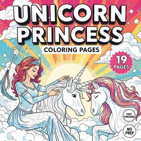 Unicorn Princess Coloring Pages Book Coloring Sheets By Hudai Coloring