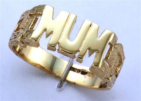 9ct Gold Mum Ring Attenborough Jewellers