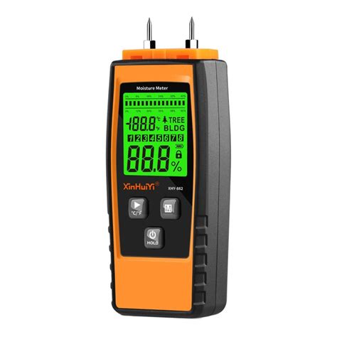 Wood Moisture Detector Humidity Tester Pin Type Digital Dampness