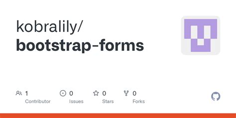 github kobralily bootstrap forms