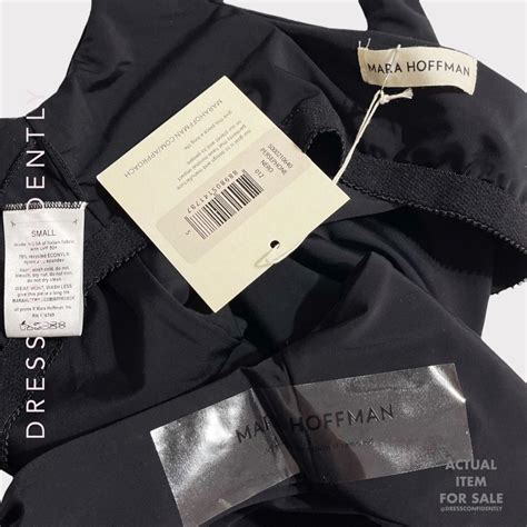 Mara Hoffman Women S Black Swimsuit One Piece Depop