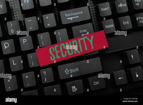 Text Caption Presenting Security Business Showcase Measures Taken To Be Safe Quality Or State