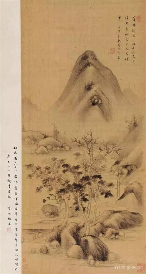 董其昌山水画的两种面貌 中国书画网