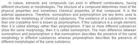 18 Difference Between Isomerism And Polymorphism