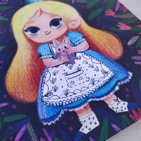 Alice Print Alice Illustration Alice In Wonderland Fan Art Disne
