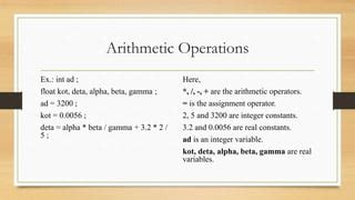 C Imp Points PPT