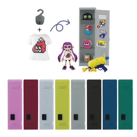 Figures Set Locker Collection Splatoon 3 Meccha Japan