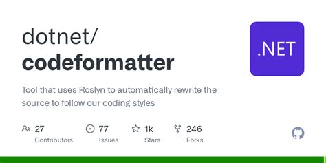 Releases Dotnet Codeformatter GitHub