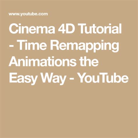 Cinema D Tutorial Time Remapping Animations The Easy Way YouTube Cinema D Tutorial
