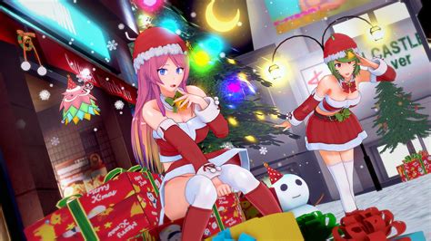Saiko And Melony In Christmas Outfits Koikatsu By Aalex6677 On