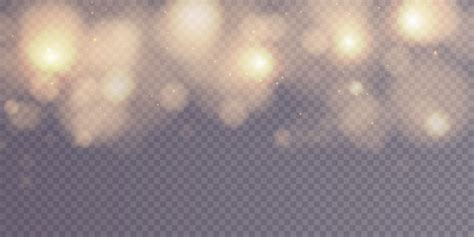 Light Abstract Golden Glowing Bokeh Lights Light Bokeh Effect