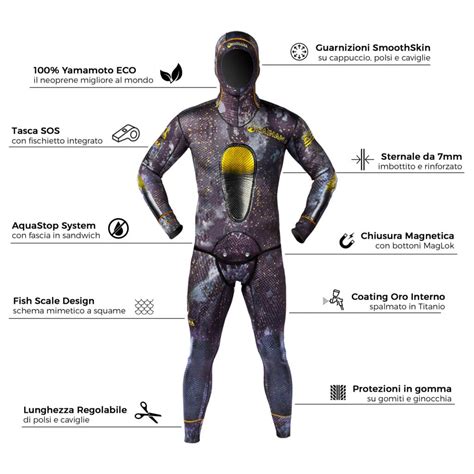 Goliath Grouper Wetsuit Man Deep Blue
