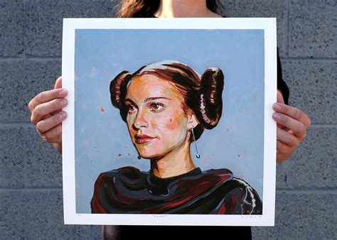 Padme Amidala Limited Edition Art Print 12x12 Pristine Auction