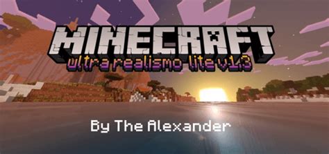 Ultra Realismo Shader Lite Minecraft Addon