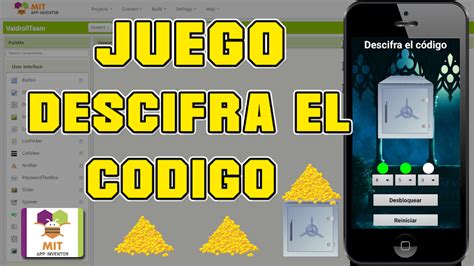 VaidrollTeam JUEGO DESCIFRA EL CÓDIGO EN MIT APP INVENTOR 2