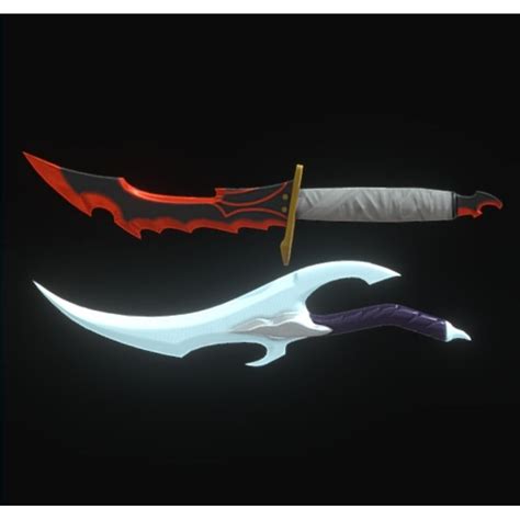 Jual 2 Dagger Sung Jin Woo Solo Leveling Panjang 44cm Shopee Indonesia