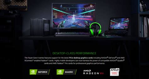 Razer Core X Thunderbolt 3 External Graphics Enclosure 2x 8 Pin 6 2 Pin Pci E Wide Graphics