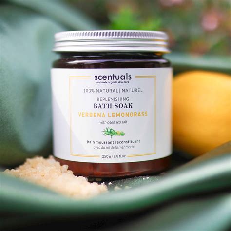 Verbena Lemongrass Bath Soak Scentuals Natural And Organic Skin Care