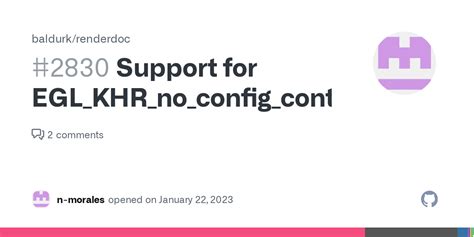 Support For Eglkhrnoconfigcontext · Issue 2830 · Baldurkrenderdoc