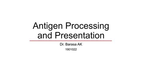 Solution Antigen Processing Presentation Studypool