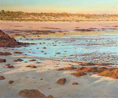 Sundown Gnylmarung Low Tide Douglas Kirsop Au