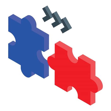 Two Connecting Puzzle Pieces Representing Problem Solving And Teamwork
