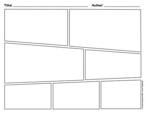 Freebie All About Writing Comics Grade 3 8 By Teacher Resource Cabin